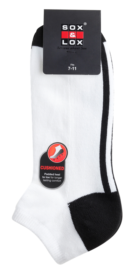 Men's Sports Cushioned Low Cut SOX&LOX 7.95