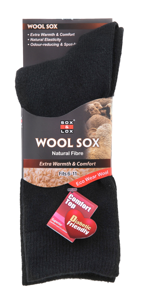 Men's Business Diabetic Friendly [Wool] Socks